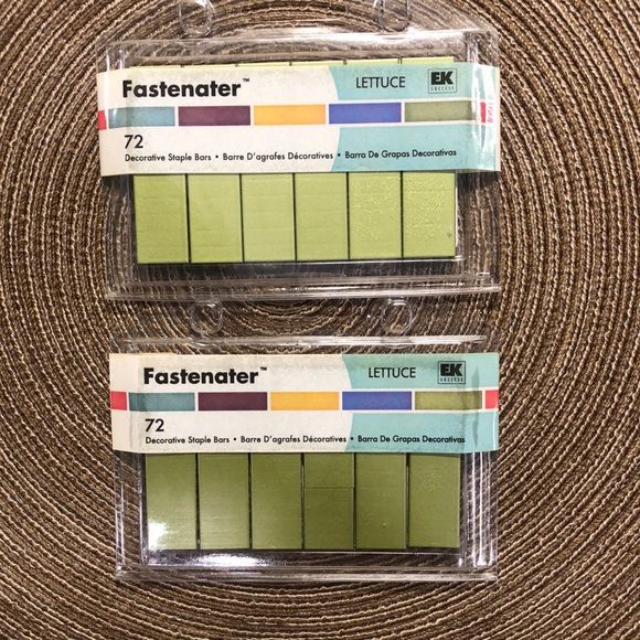 Ek Success | Office | Fastenater Staple Bars Lettuce Green | Poshmark